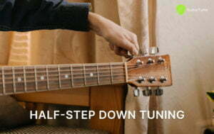 Half Step Down Tuning - Guitar Tuner - Guitar Tunio