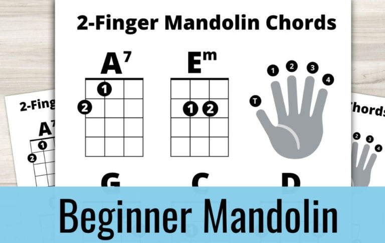 How To Play 2-finger mandolin chords - Guitar Tuner - Guitar Tunio